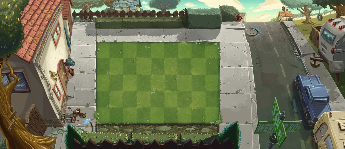 Backyard battle (PvZ:DT) | Plants vs. Zombies Character Creator Wiki ...