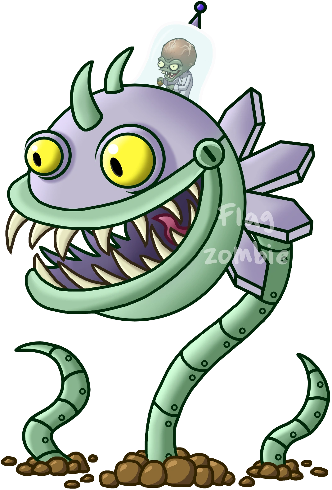 Zombot Fly Fryer | Plants vs. Zombies Character Creator Wiki | Fandom