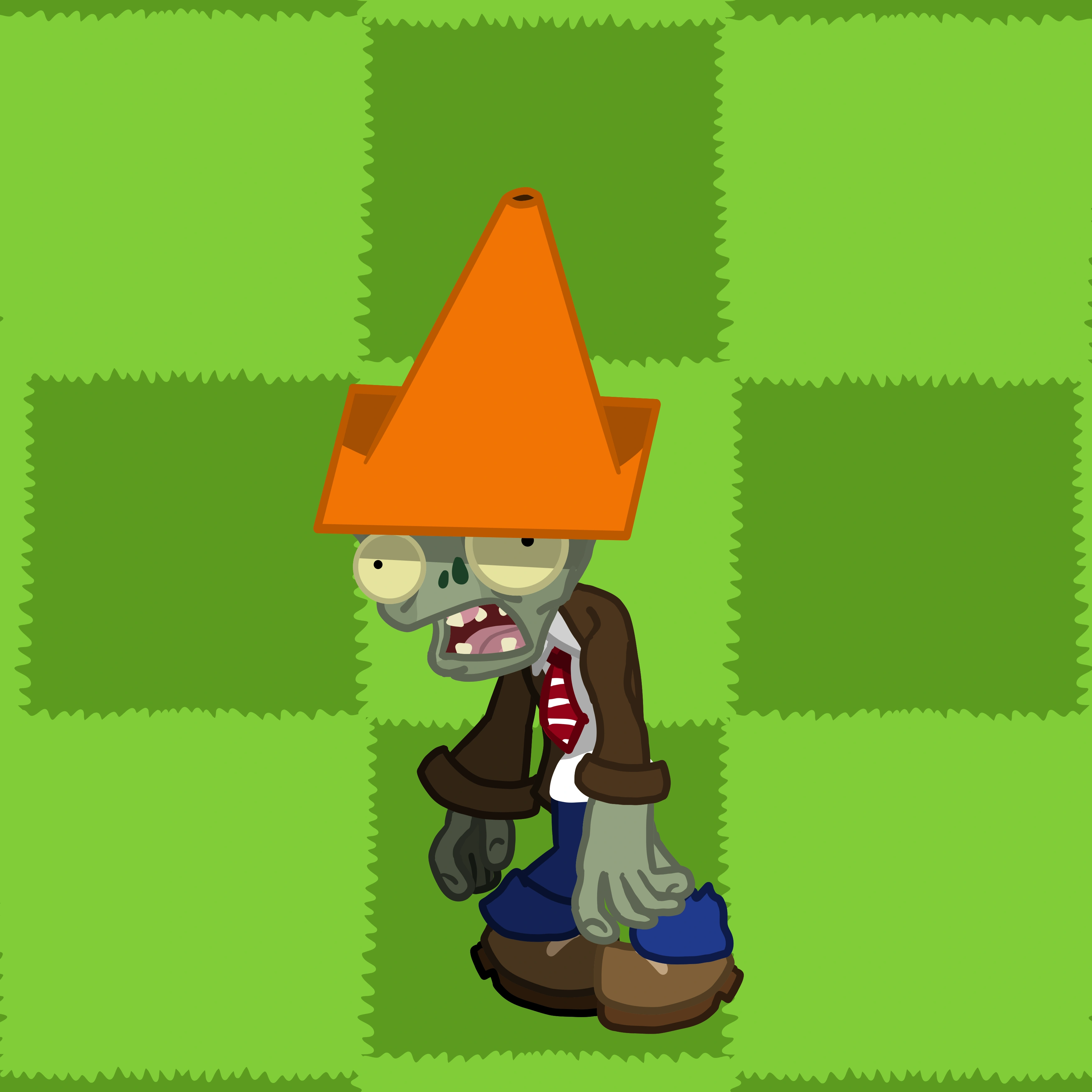 Plants Vszombies Conehead Zombie Characters Plants Vs. Zombies™: