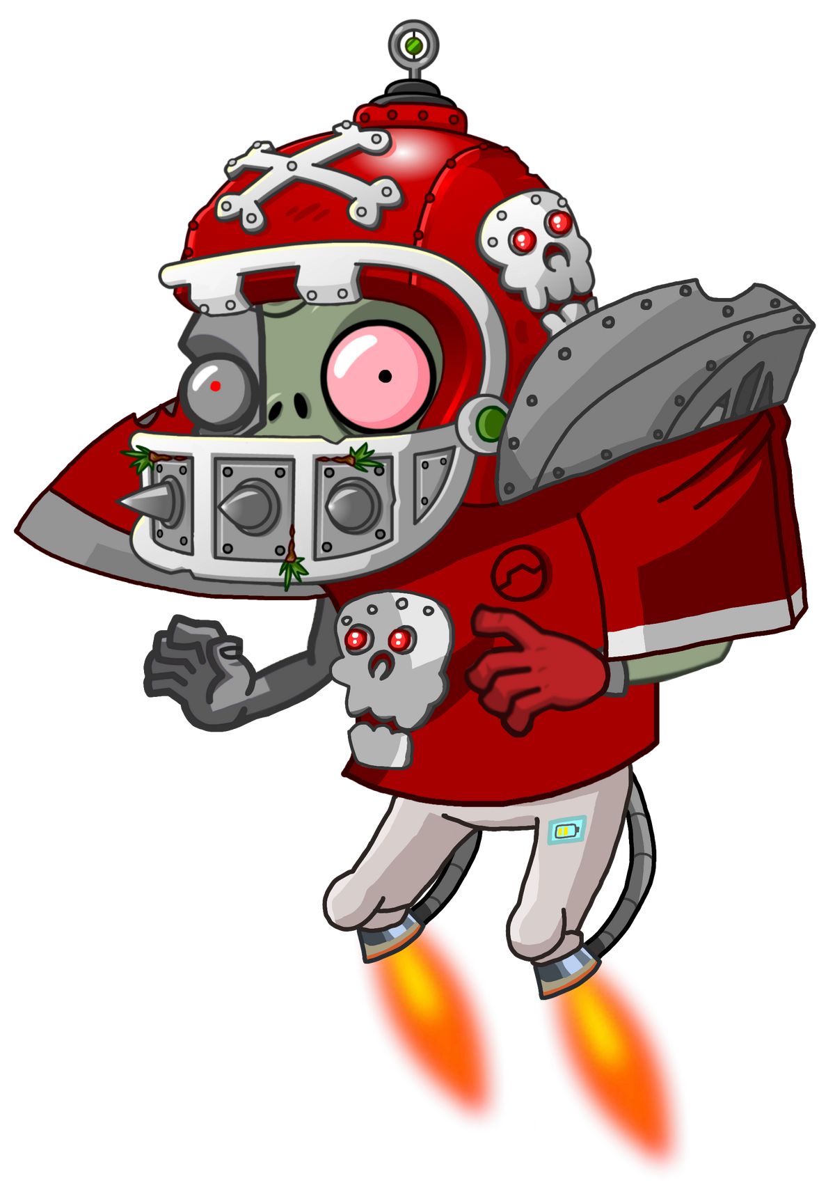 Cyborg Football Zombie | Plants vs. Zombies Character Creator Wiki | Fandom