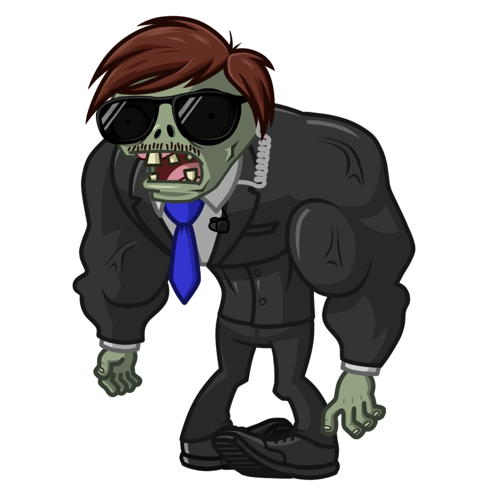 Bodyguard Zombie | Plants vs. Zombies Character Creator Wiki | Fandom