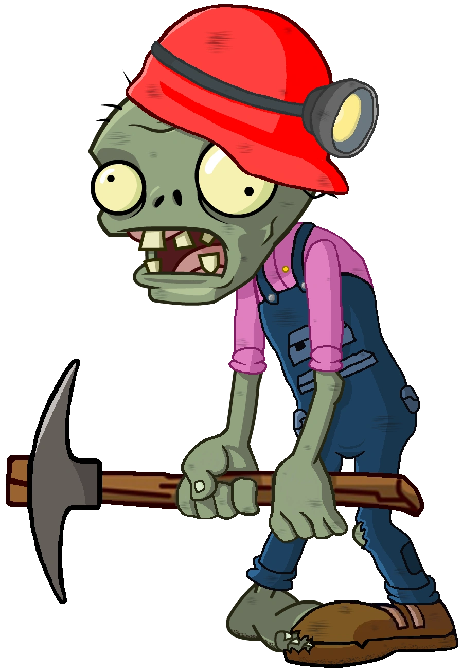 Spinning Pickaxe Zombie | Plants vs. Zombies Character Creator Wiki ...