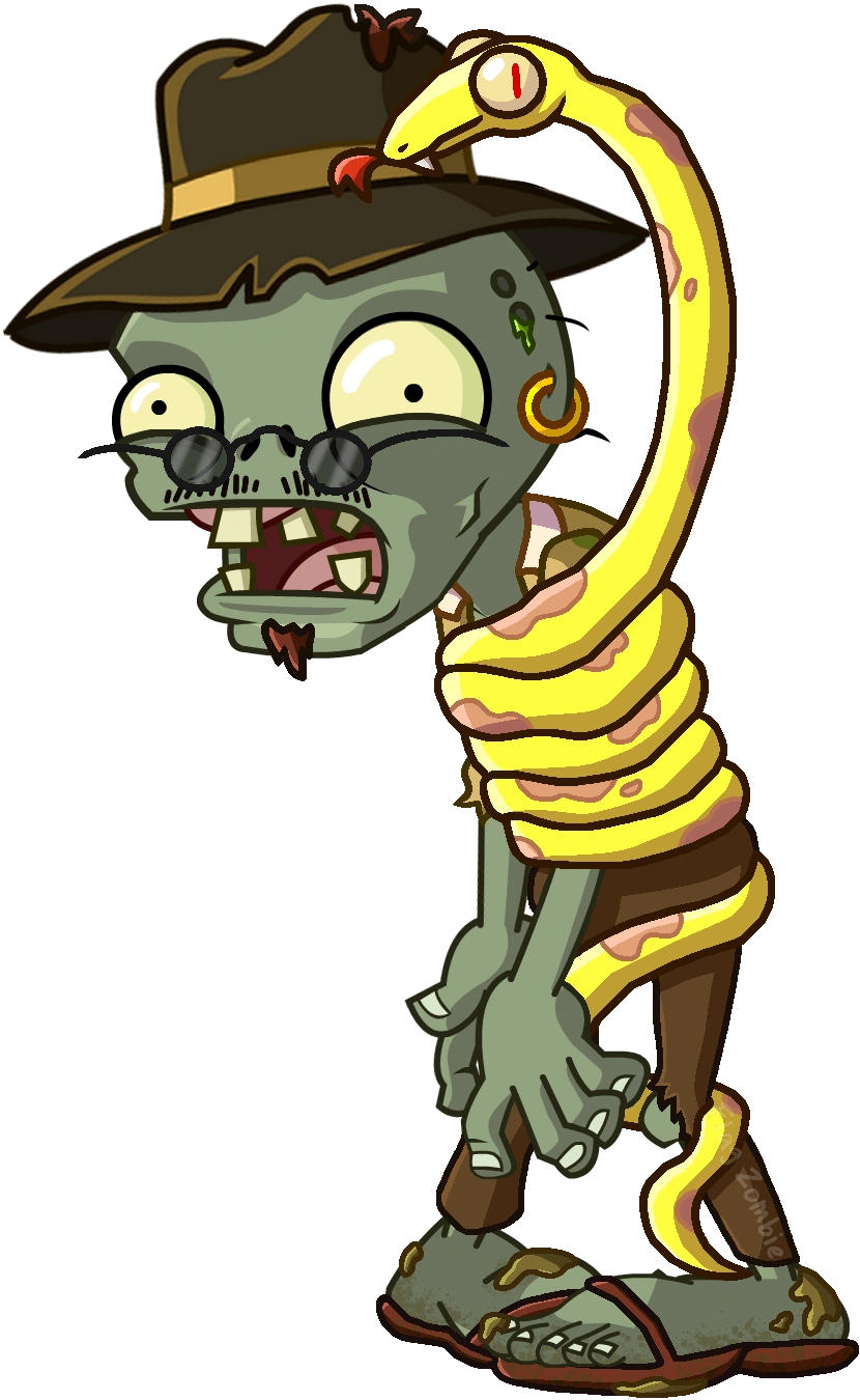 Snake Coil Zombie | Plants vs. Zombies Character Creator Wiki | Fandom