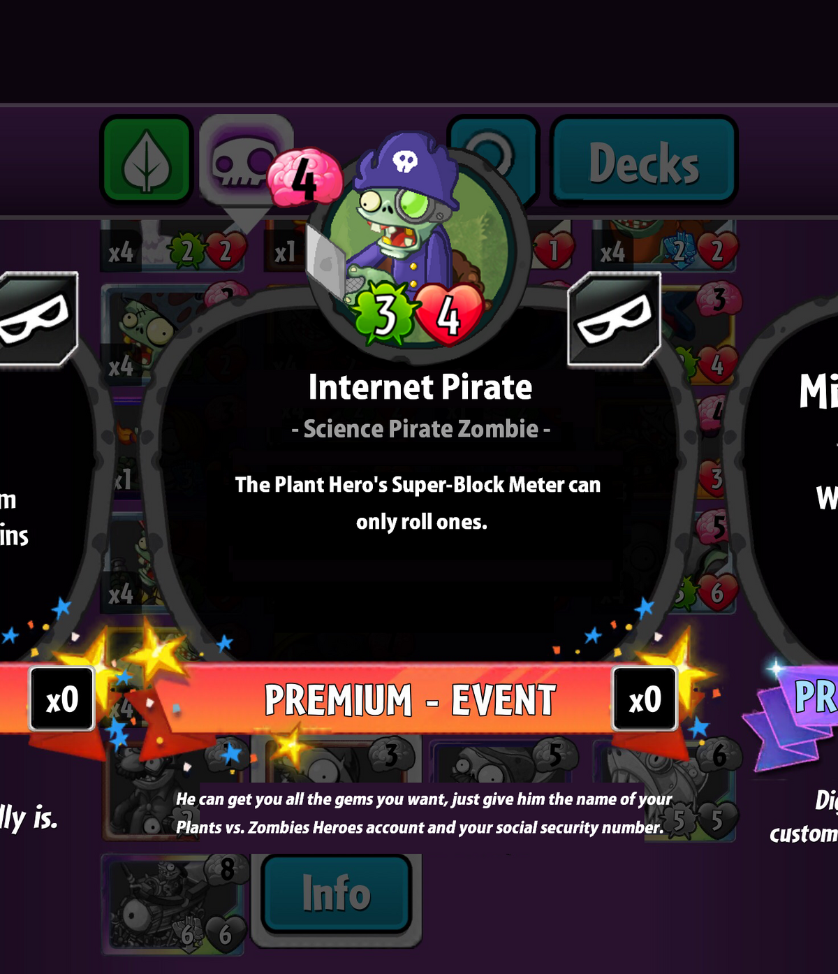 Internet Pirate | Plants vs. Zombies Character Creator Wiki | Fandom