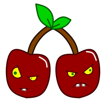 plants vs zombies cherry bomb coloring pages