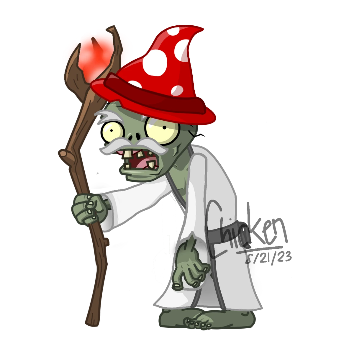 Shroomcerer Zombie | Plants vs. Zombies Character Creator Wiki | Fandom