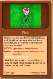 Pink | Plants vs. Zombies Character Creator Wiki | Fandom