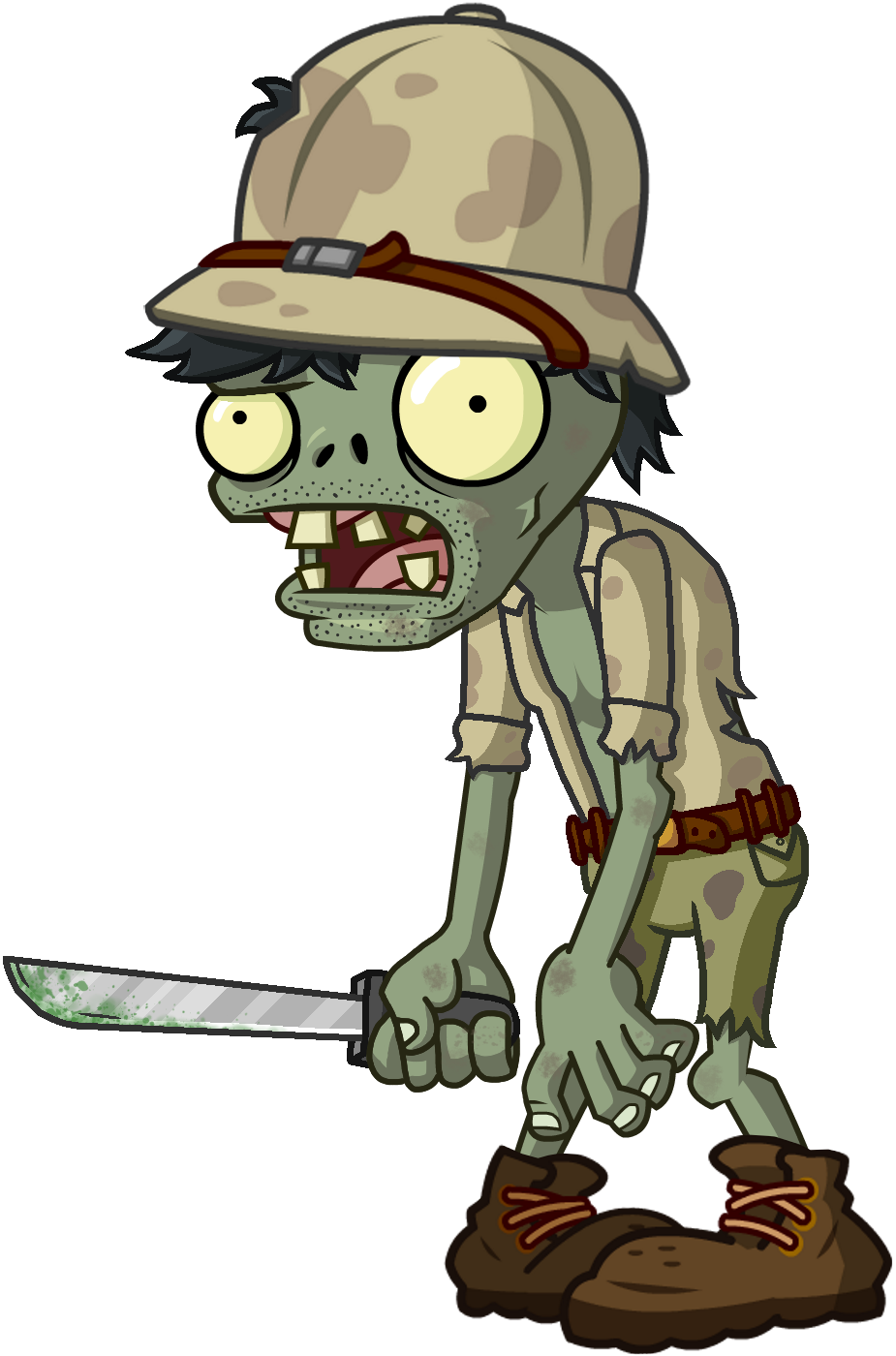 Machete Zombie | Plants vs. Zombies Character Creator Wiki | Fandom
