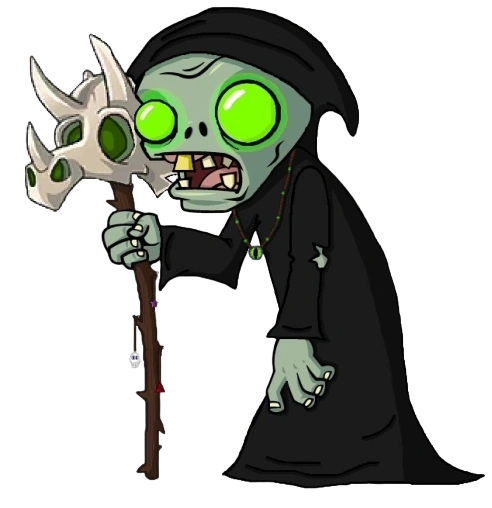 Necromancer Zombie (Flag Zombie's Version) | Plants vs. Zombies ...