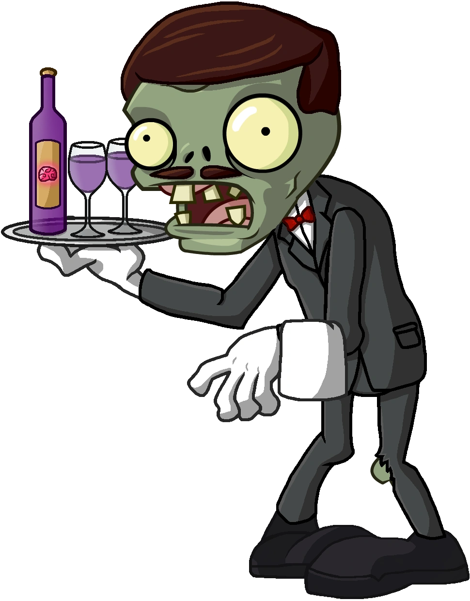 Waiter Zombie (PvZ: TTP) | Plants vs. Zombies Character Creator Wiki ...