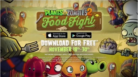 Plants vs. Zombies 2: Fall Food Fight | Plants vs. Zombies Character ...