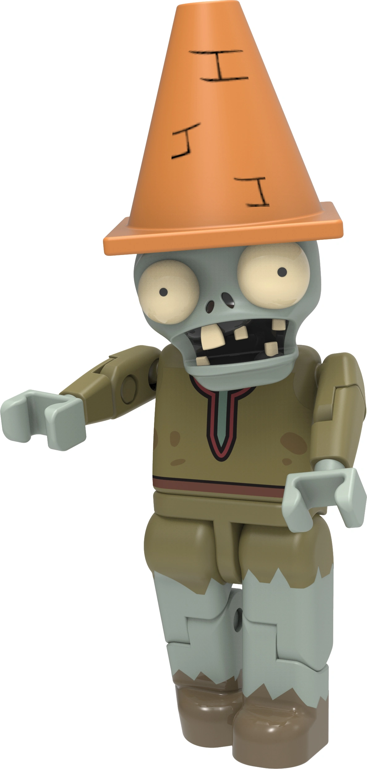 Conehead Peasent Zombie (K'Nex) | PvZ Action Figure Wiki | Fandom