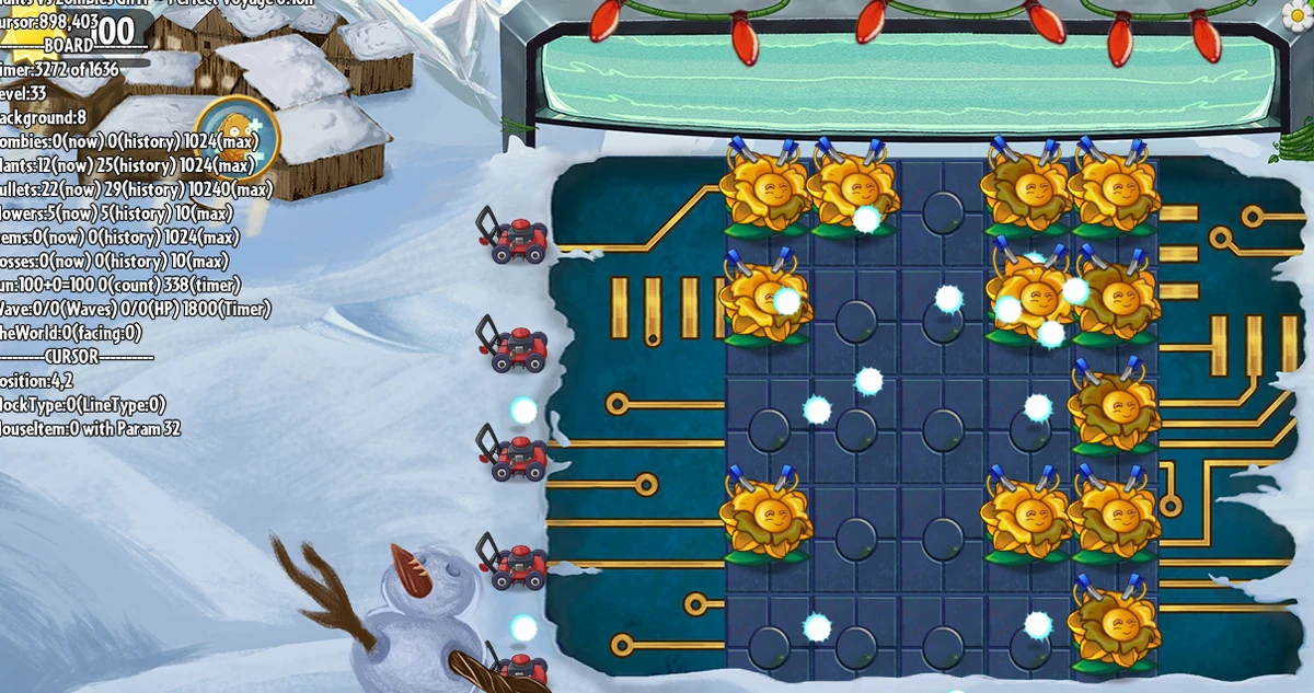 关卡 雪-2-C | 植物大战僵尸GhTr～Perfect Voyage Wiki | Fandom