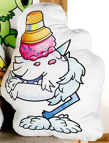 Ice Cream Cone Cold Snapdragon Pillow | Plants vs. Zombies Plush Wiki ...