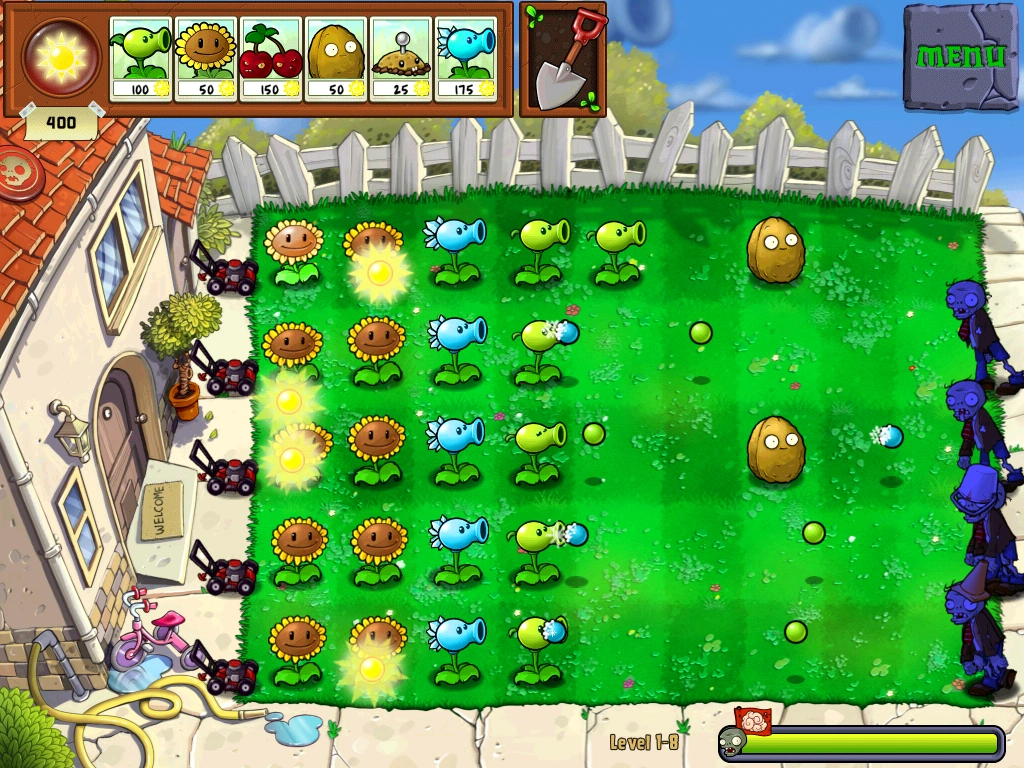 Stage 1-8 | Plants vs. Zombies Strategy Wiki | Fandom