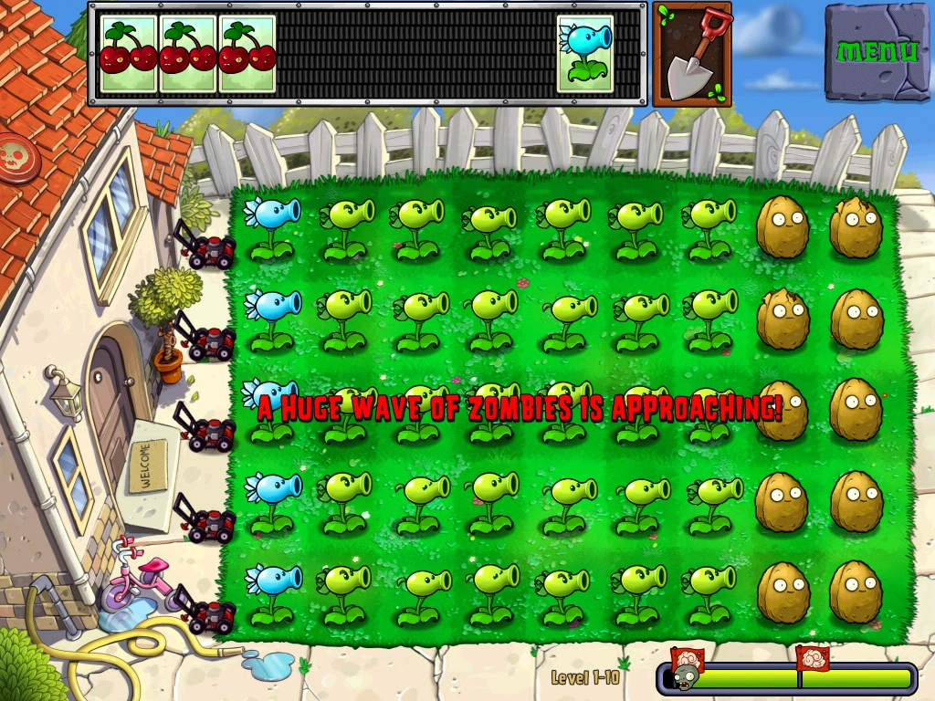 Stage 1-10 | Plants vs. Zombies Strategy Wiki | Fandom