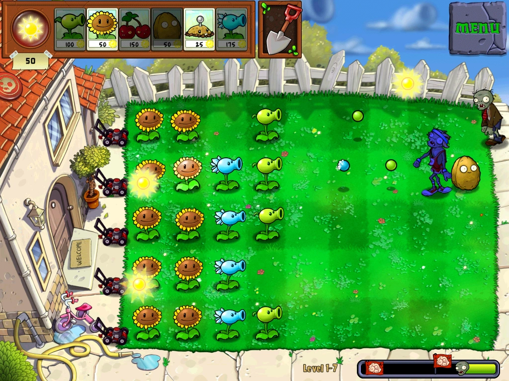 Stage 1-7 | Plants vs. Zombies Strategy Wiki | Fandom