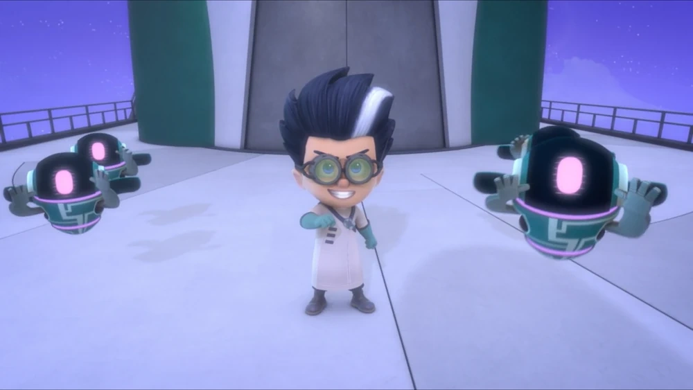 Romeo/Decouverte/Bibou et Olgimini | Wiki Pyjamasquespedia | Fandom