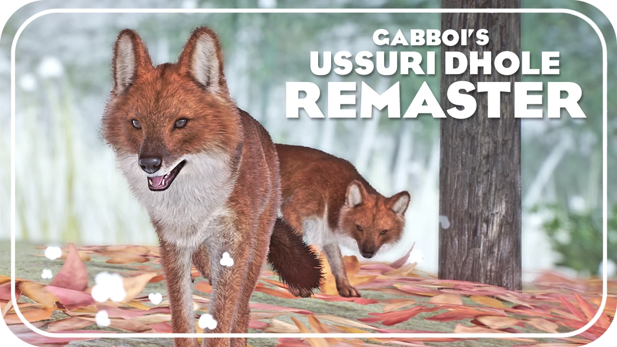 Ussuri Dhole Remaster (Gabboi) | Planet Zoo Modding Library Wiki | Fandom
