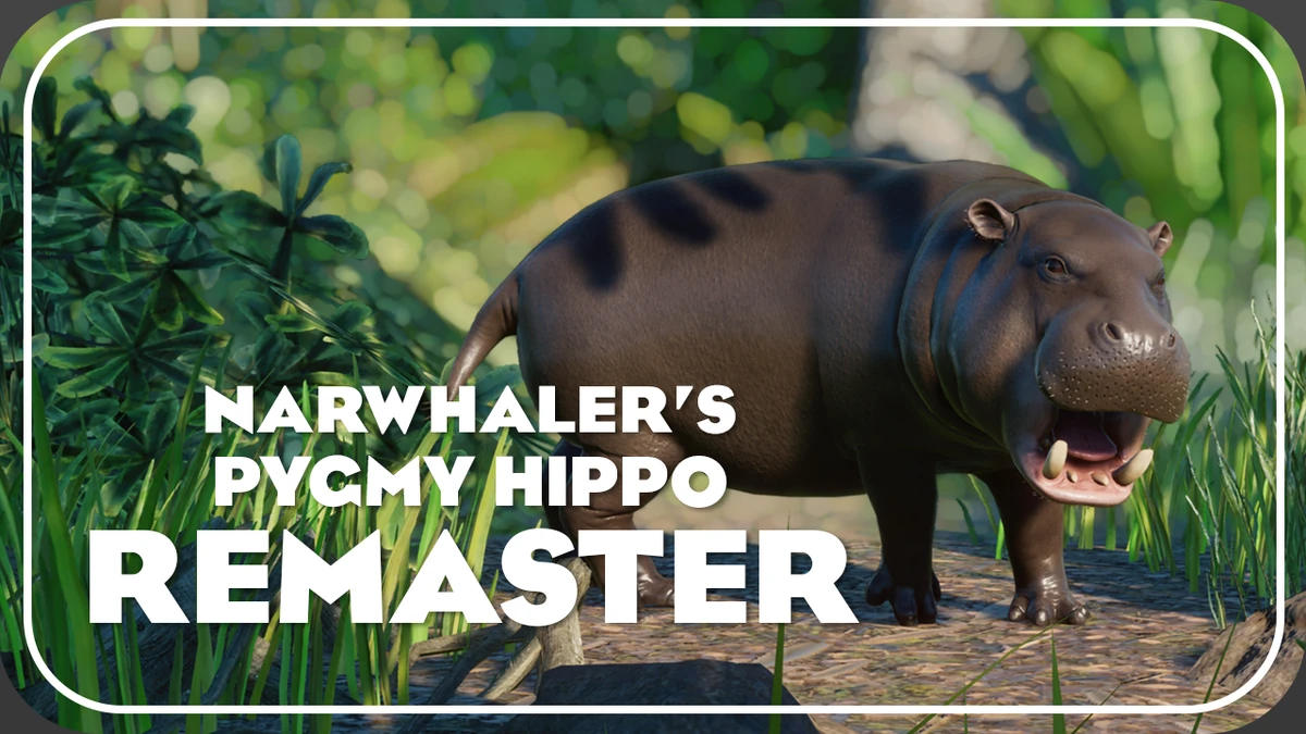 Pygmy Hippopotamus Remaster (Narwhaler) | Planet Zoo Modding Library Wiki | Fandom