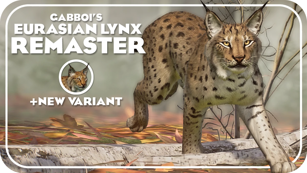 Eurasian Lynx Remaster (Gabboi) | Planet Zoo Modding Library Wiki | Fandom