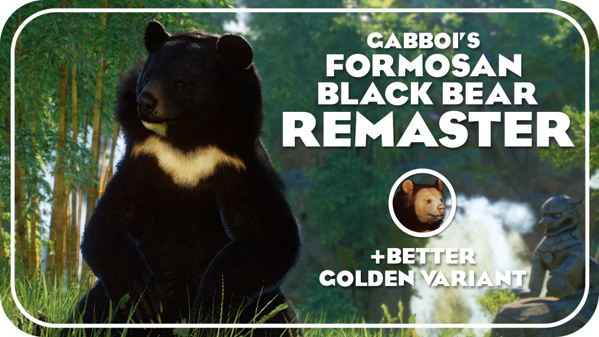 Formosan Black Bear Remaster (Gabboi) | Planet Zoo Modding Library Wiki | Fandom
