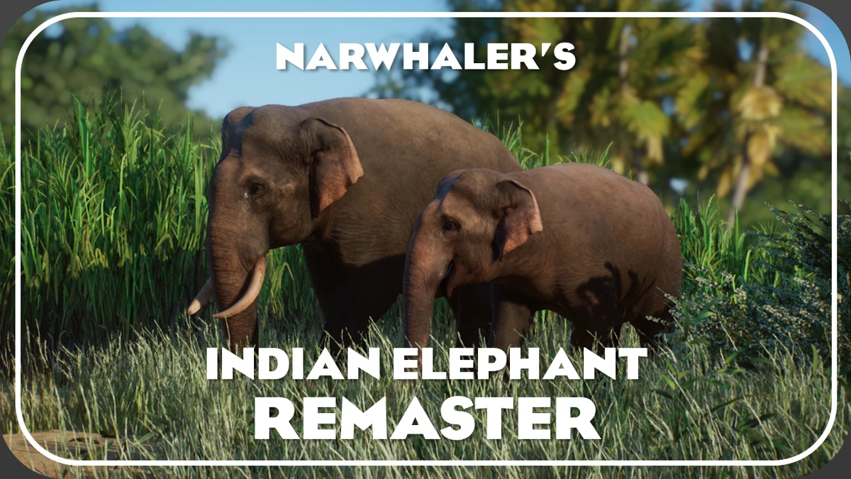 Indian Elephant Remaster (Narwhaler) | Planet Zoo Modding Library Wiki | Fandom