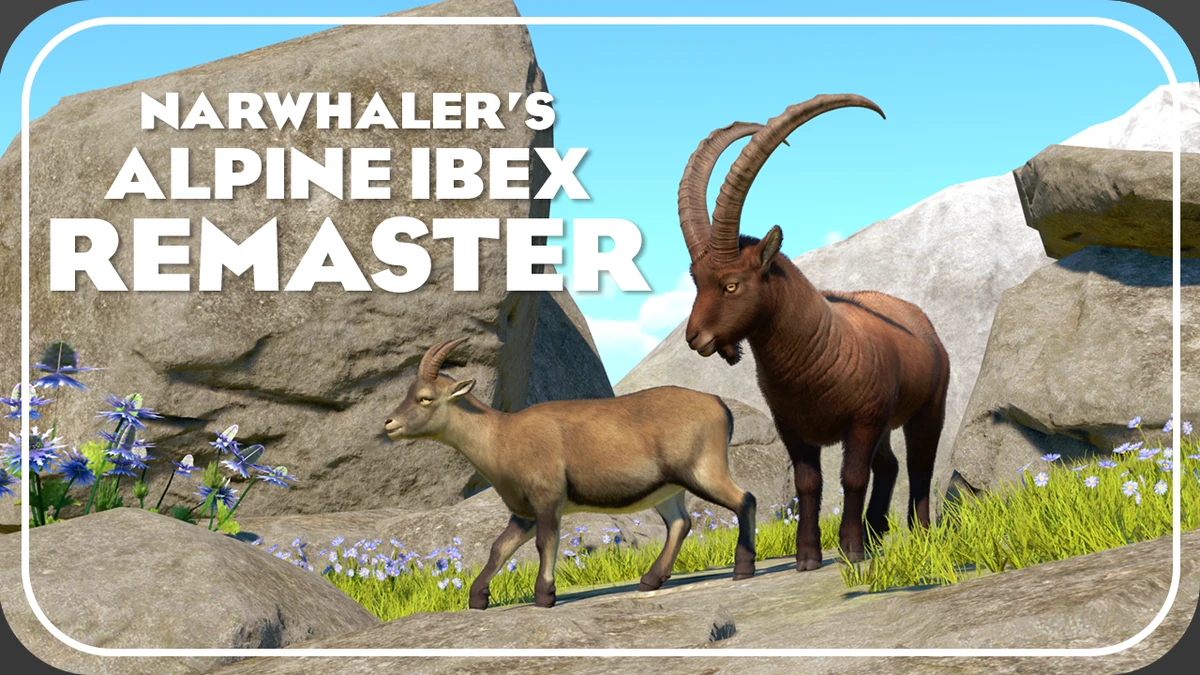 Alpine Ibex Remaster (Narwhaler) | Planet Zoo Modding Library Wiki | Fandom