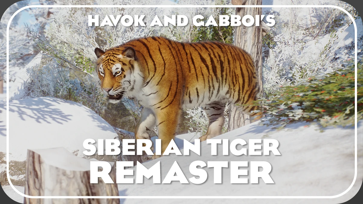 Siberian Tiger Remaster (Havok1199) | Planet Zoo Modding Library Wiki | Fandom