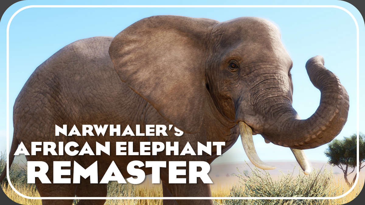 African Elephant Remaster (Narwhaler) | Planet Zoo Modding Library Wiki | Fandom