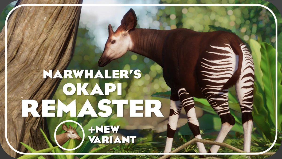 Okapi Remaster (Narwhaler) | Planet Zoo Modding Library Wiki | Fandom