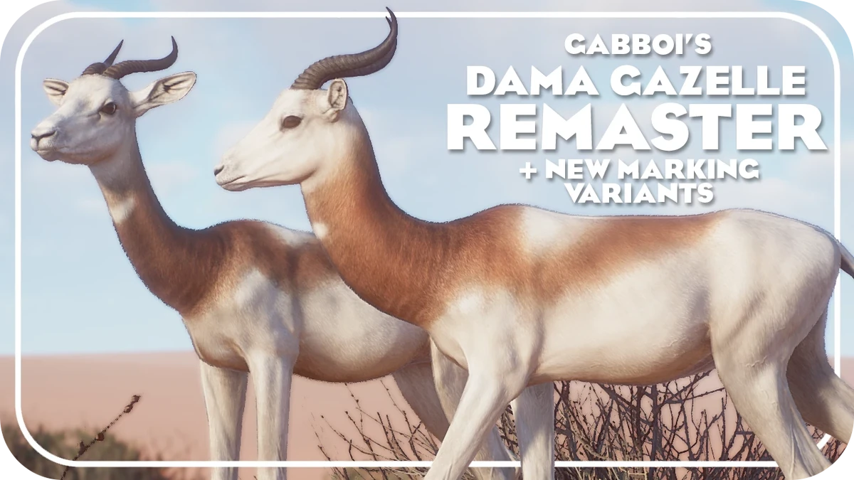 Dama Gazelle Remaster (Gabboi) | Planet Zoo Modding Library Wiki | Fandom