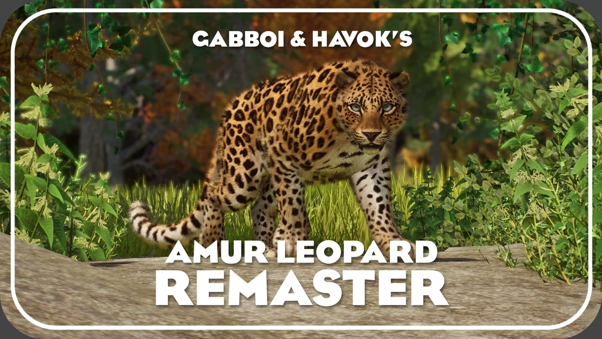 Amur Leopard Remaster (Gabboi) | Planet Zoo Modding Library Wiki | Fandom