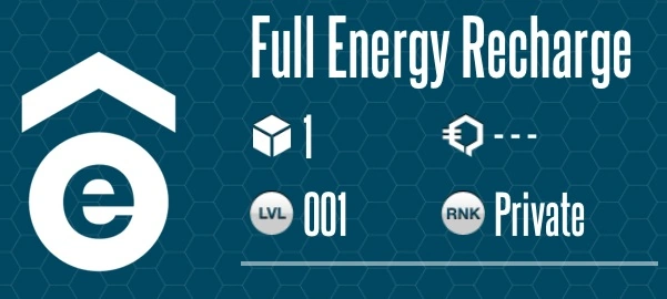 Full Energy Recharge | QONQR Wiki | Fandom