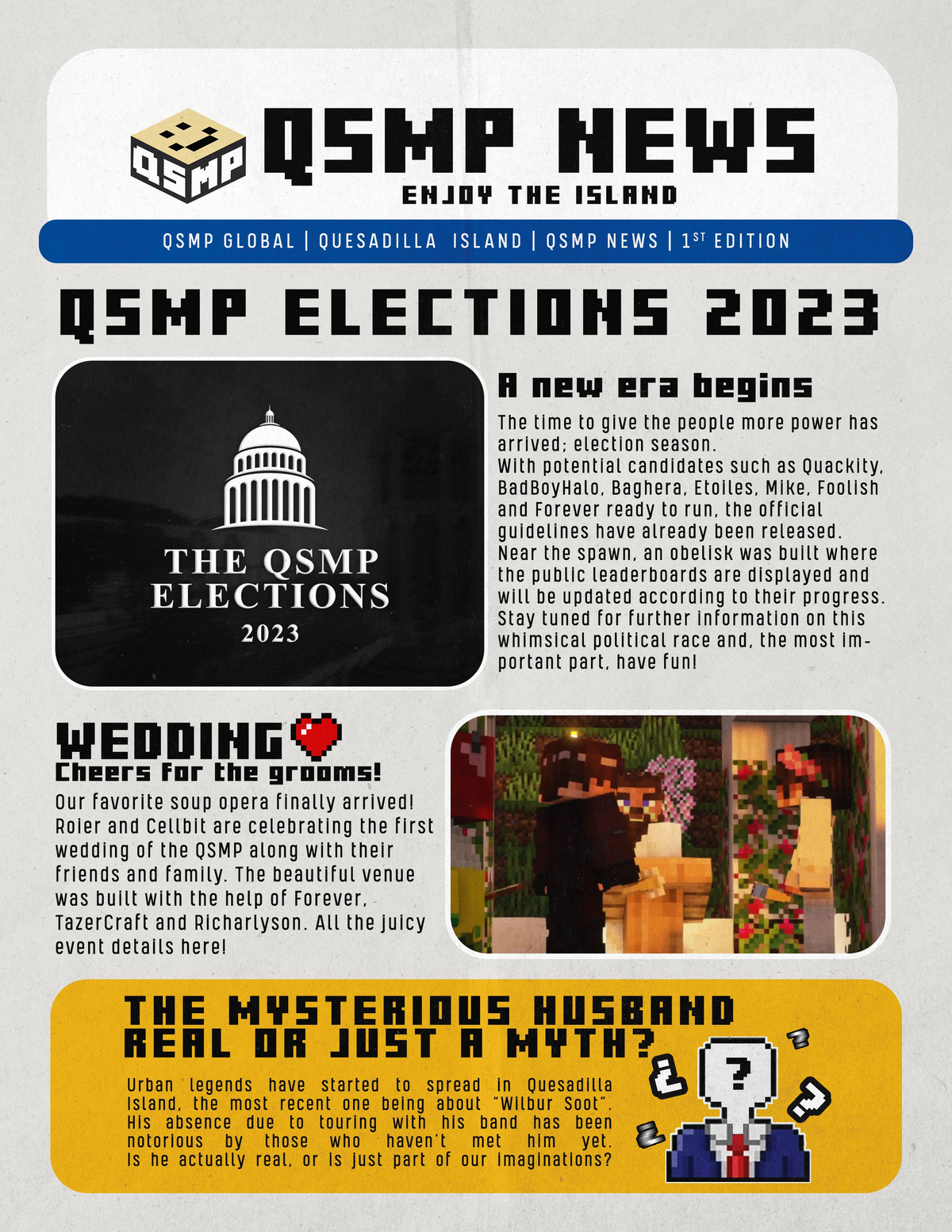 Notícias QSMP | QSMP Wiki | Fandom