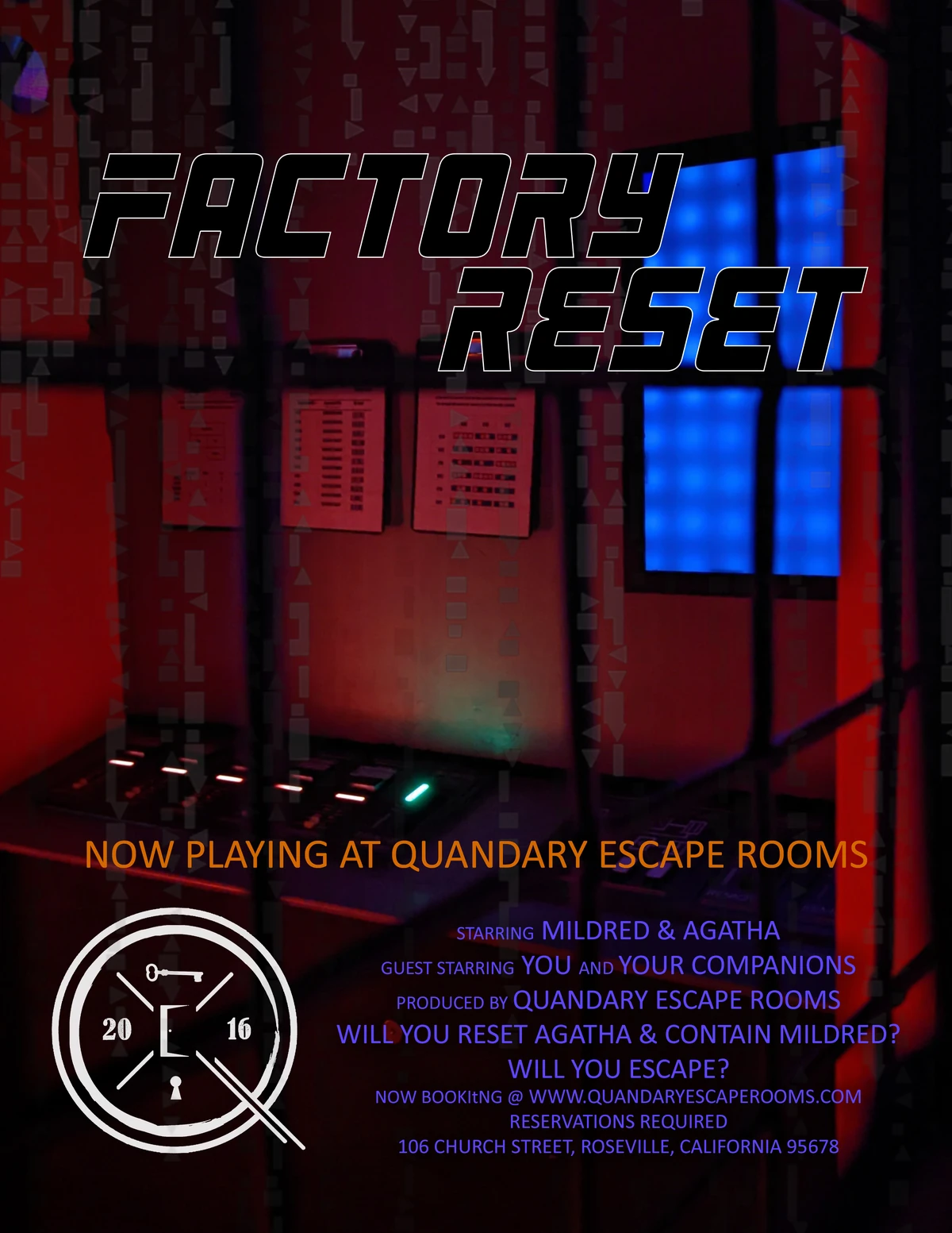 Factory Reset | Quandary Escape Rooms Wiki | Fandom