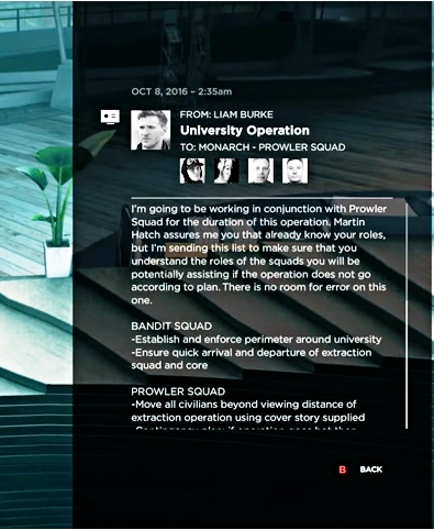 University Operation | Quantum Break Wiki | Fandom