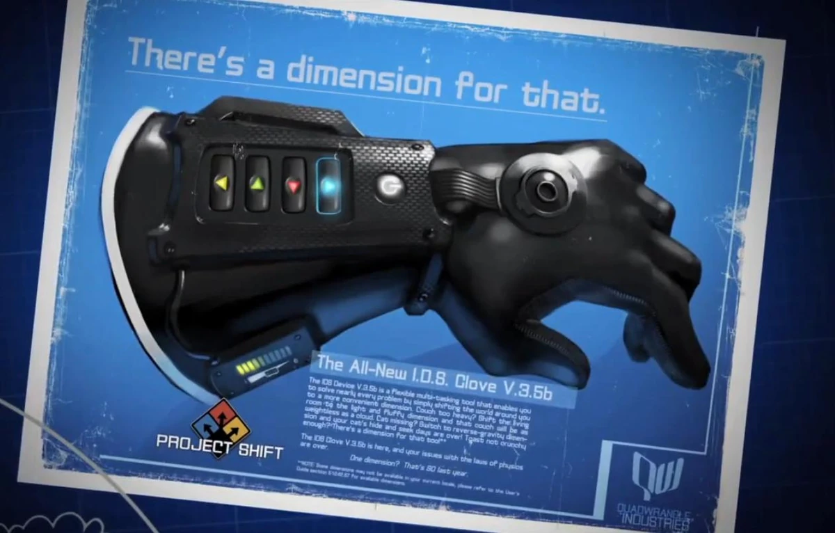 Inter-Dimensional Shift Device | Quantum Conundrum Wiki | Fandom