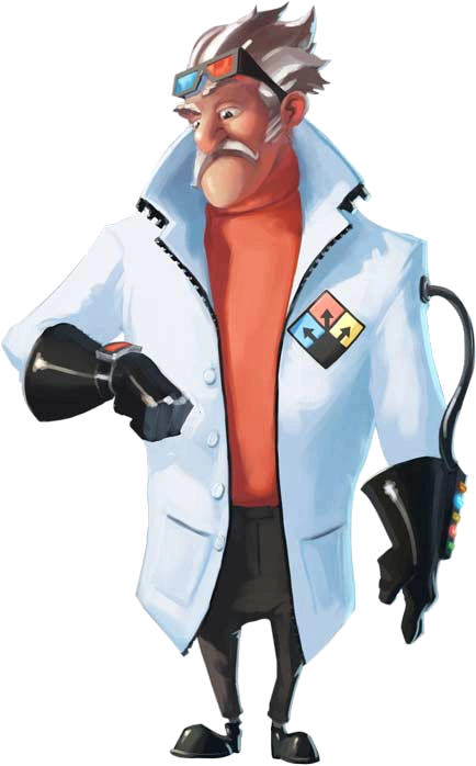 Professor Fitz Quadwrangle | Quantum Conundrum Wiki | Fandom