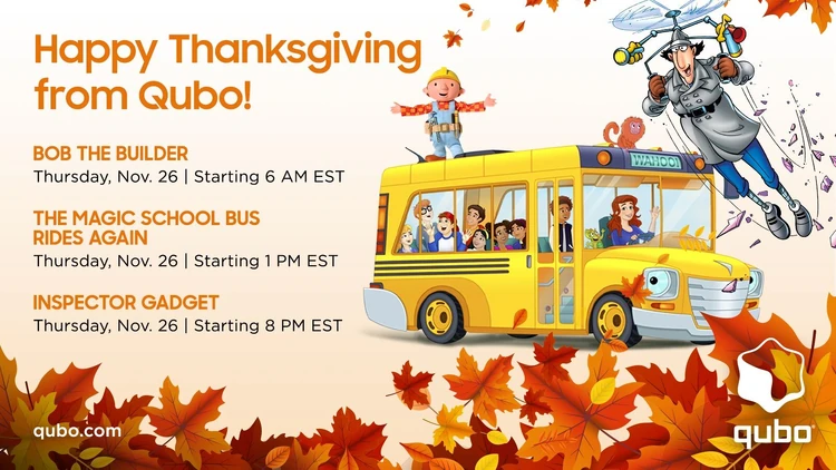 Qubo Thanksgiving Schedule (November 26, 2020) | The Official Qubo Wiki ...