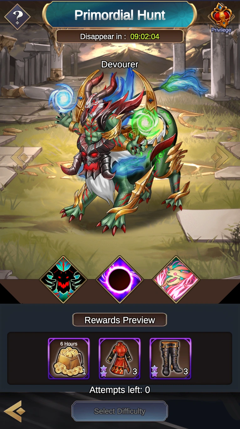 Primordial Hunt | Queen's Libido Diary Wiki | Fandom