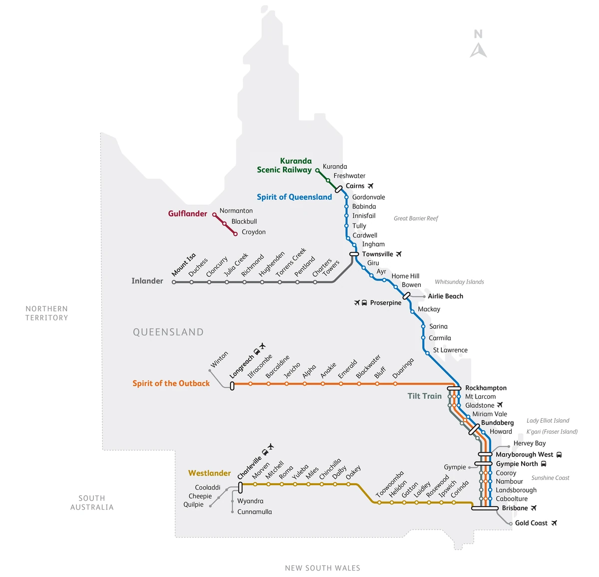Greater Queensland Network | Queensland Trains Wiki | Fandom