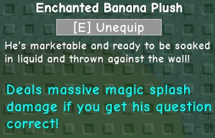 Enchanted Banana Plush | The Quest for the Legendary Bloxy Cola Wiki ...