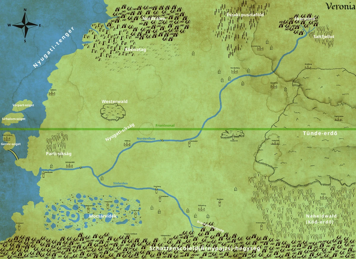 Veronia Térképe | Zsinati Könyvtár-wiki | Fandom