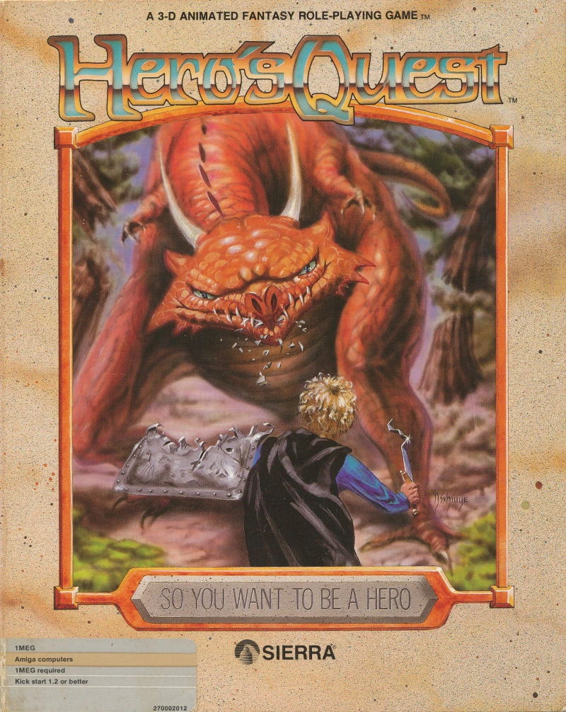 Hero's Quest: So You Want To Be A Hero (Amiga) | Quest for Glory ...