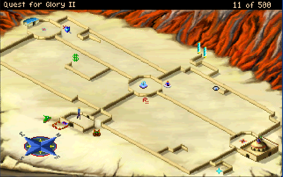 Map (unofficial) | Quest for Glory Omnipedia | Fandom