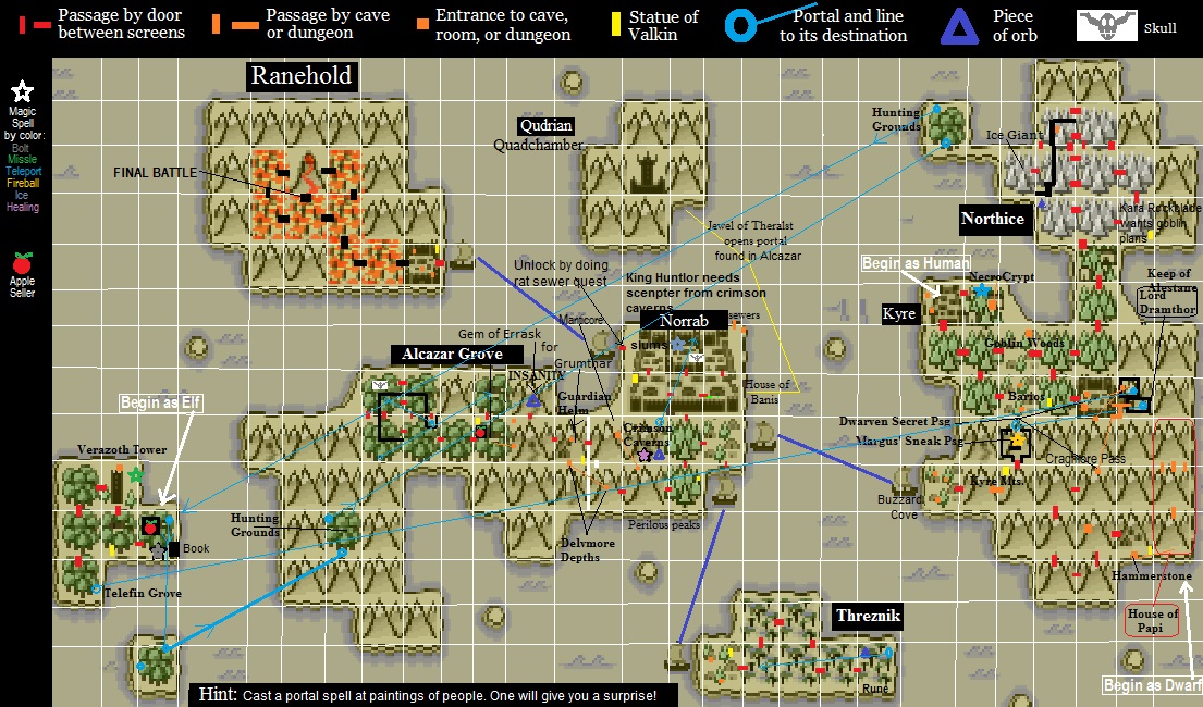 The Entire Kingdom Map and Hints | QuestLord Wiki | Fandom