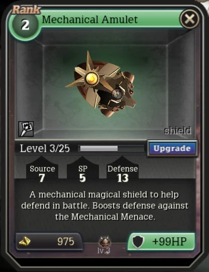 Mechanical Amulet | Quests & Sorcery Wiki | Fandom