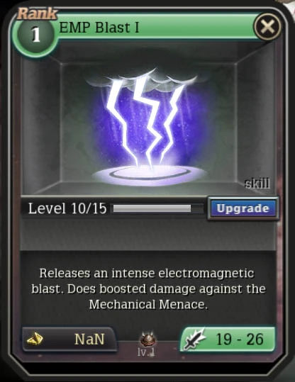EMP Blast I | Quests & Sorcery Wiki | Fandom