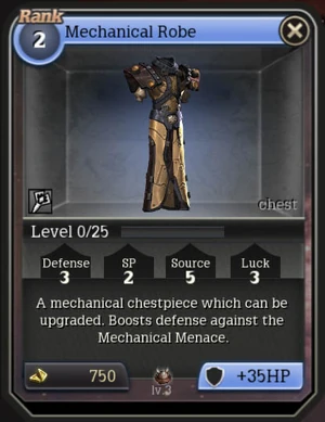 Mechanical Robe | Quests & Sorcery Wiki | Fandom